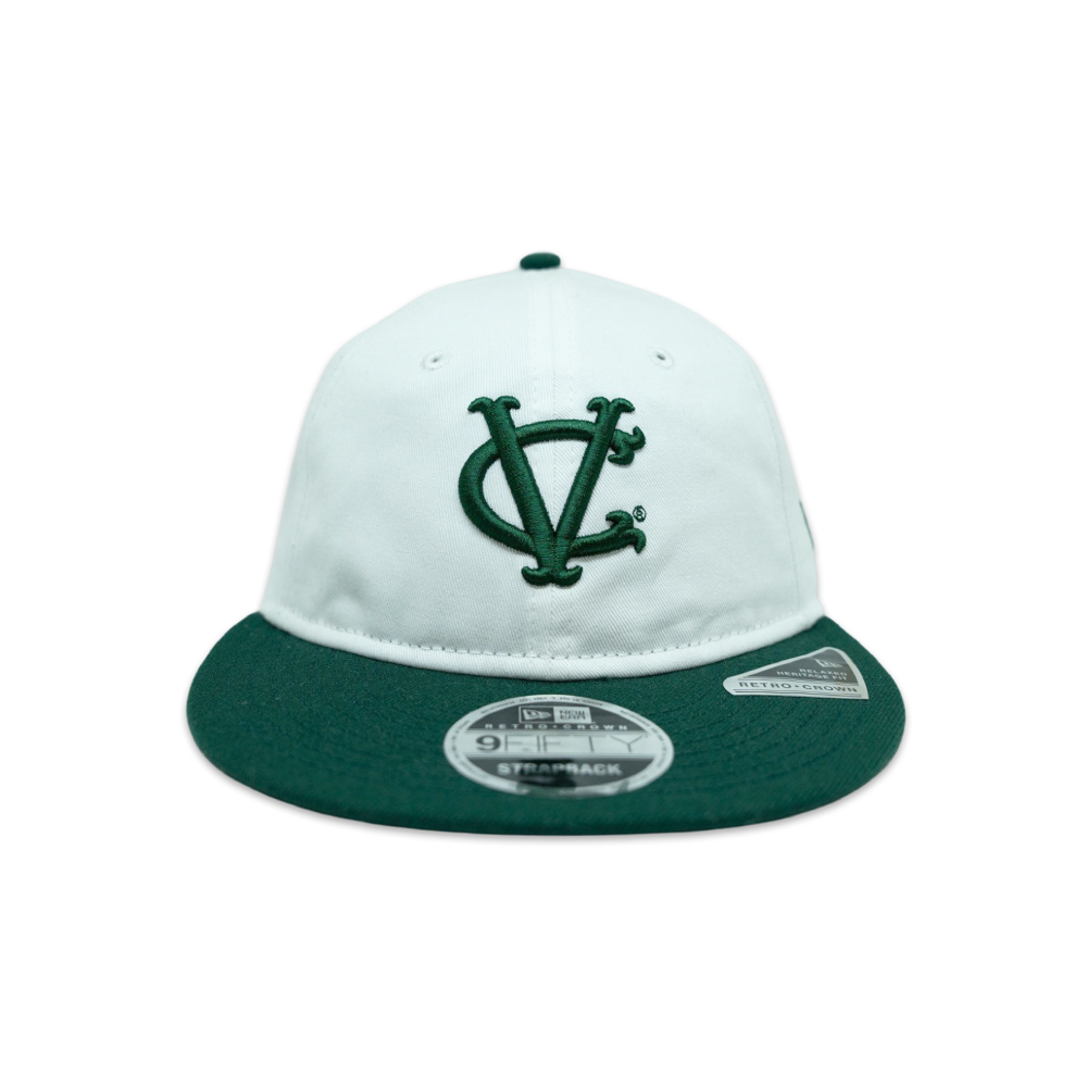 Vintage VC Pack Retro Crown New Era - White/Green - Vancity Original